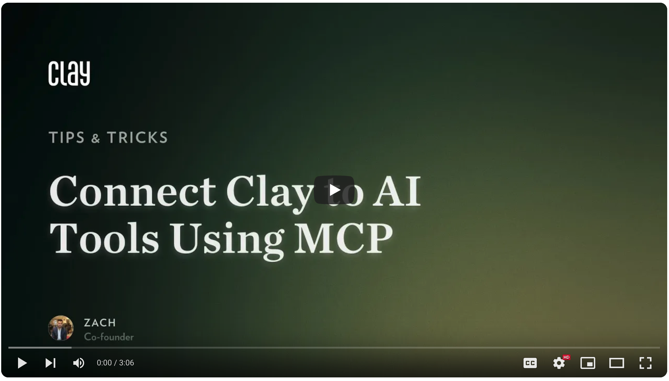 @fastmcp-me/clay-mcp | Yarn